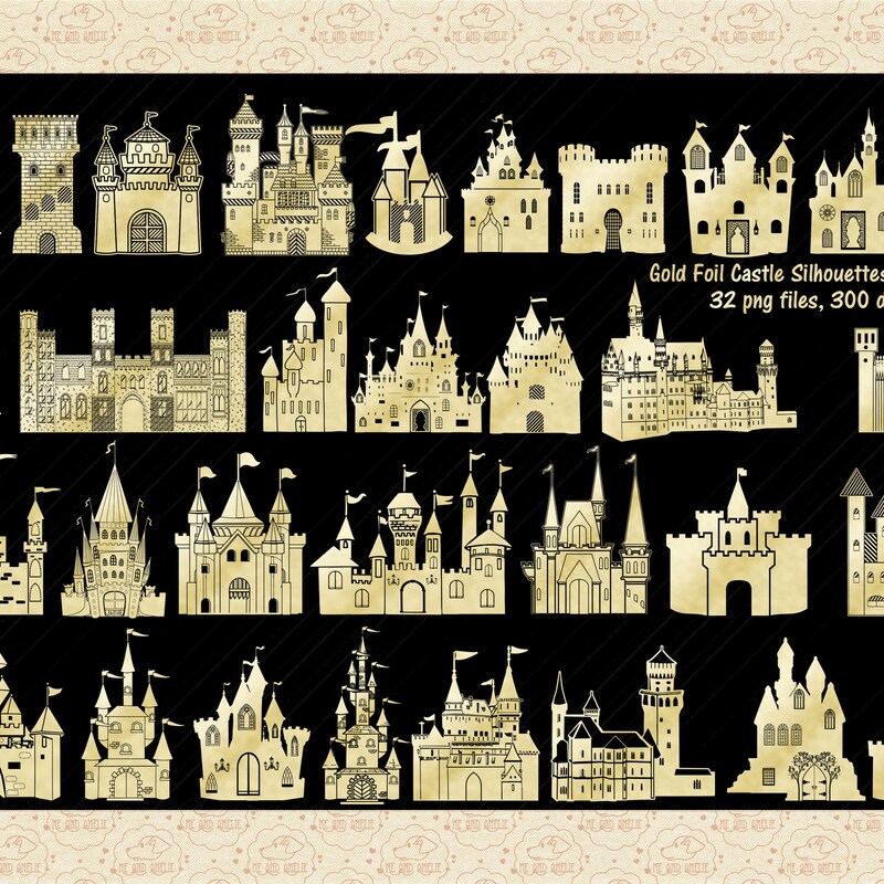 Gold Castle - Etsy
