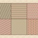 Christmas Kraft Digital Papers W/retro Patterns, Brown Paper Kraft ...