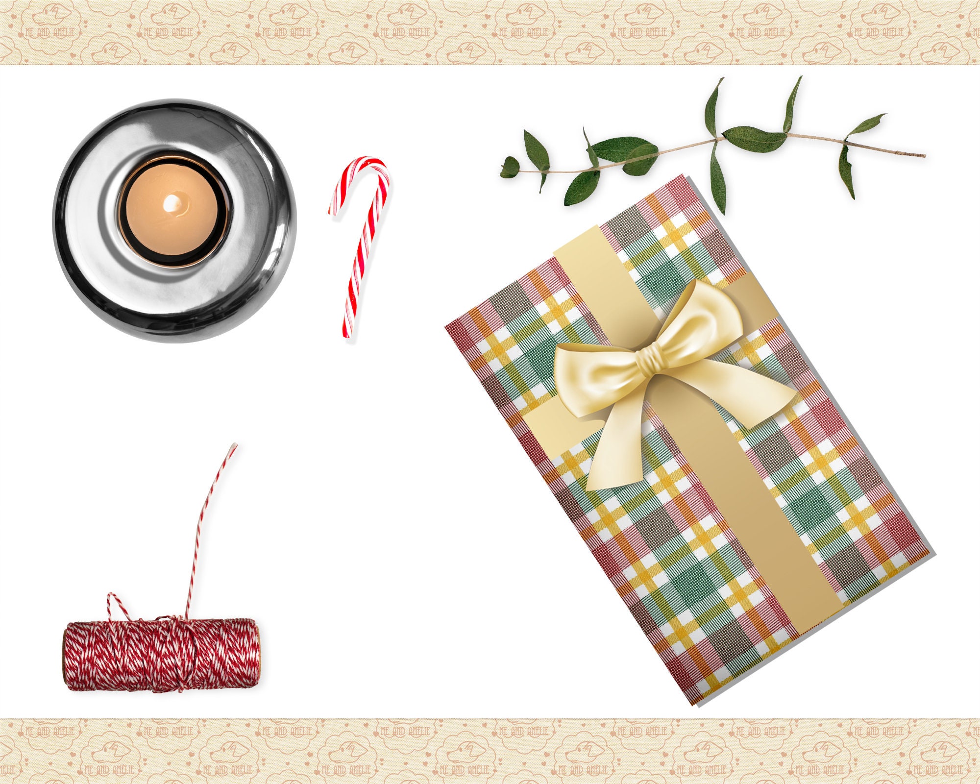 Christmas Buffalo Plaid Digital Paper Set, Farmhouse (digital Download ...