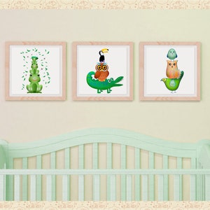 SALE 99 CENTS Animal Towers Clipart, Stacked Cute Animals, Kawaii ...