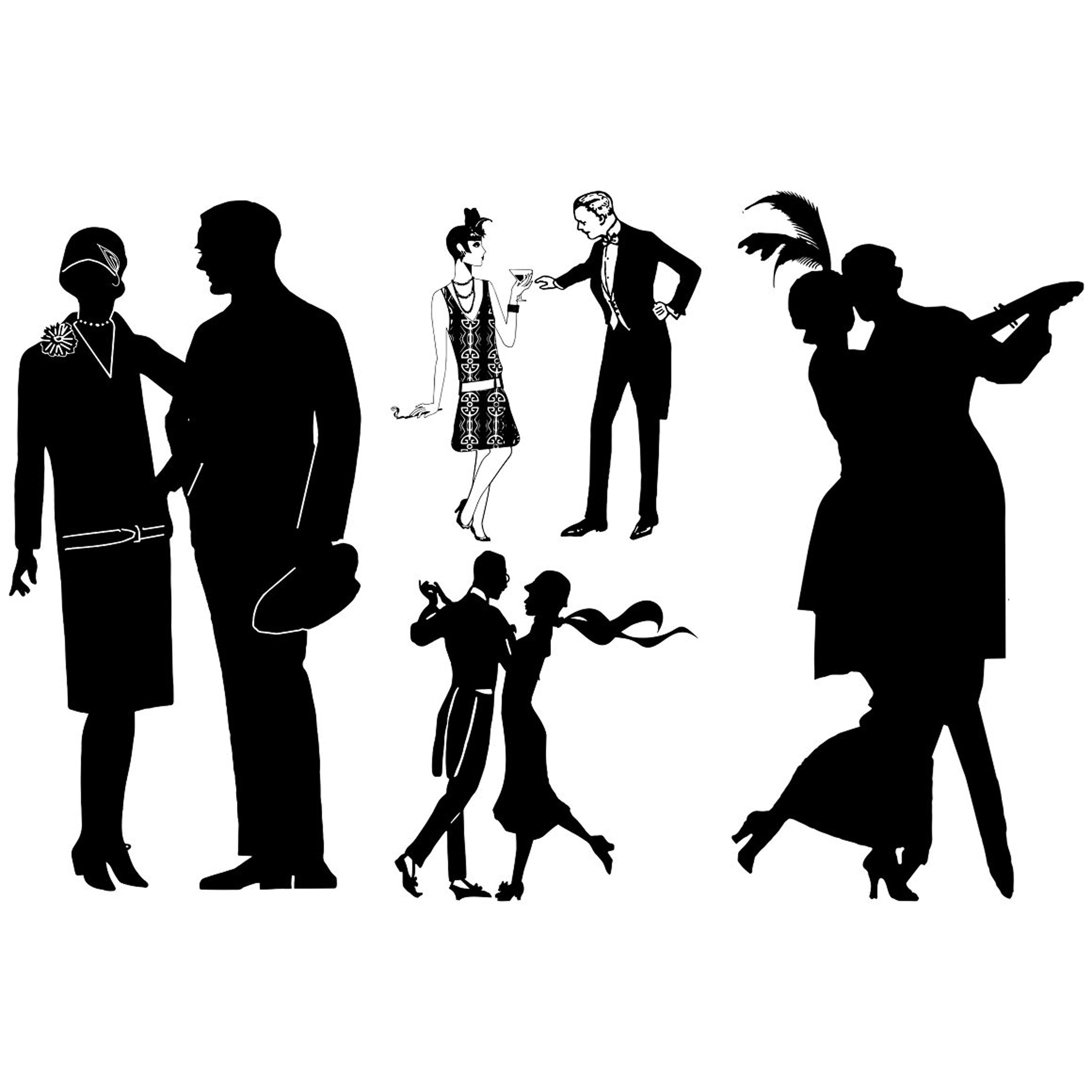 Roaring Twenties Silhouette