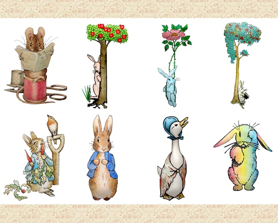Peter Rabbit Illustrations Public Domain