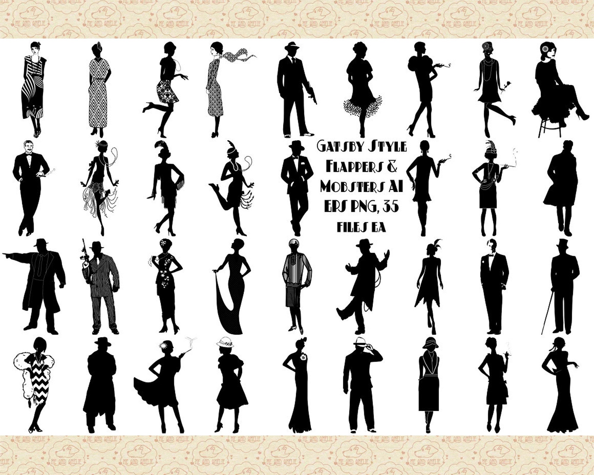 1920s Fashion Silhouette