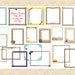 Paper Frames Clip Art Scrapbook Frames Vintage Ephemera - Etsy