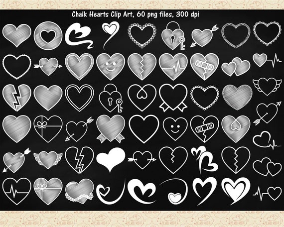 Chalkboard Heart Art