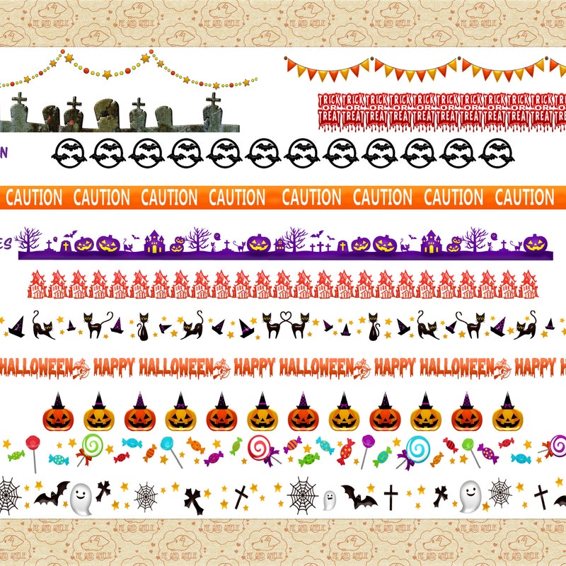 Halloween Border - Etsy