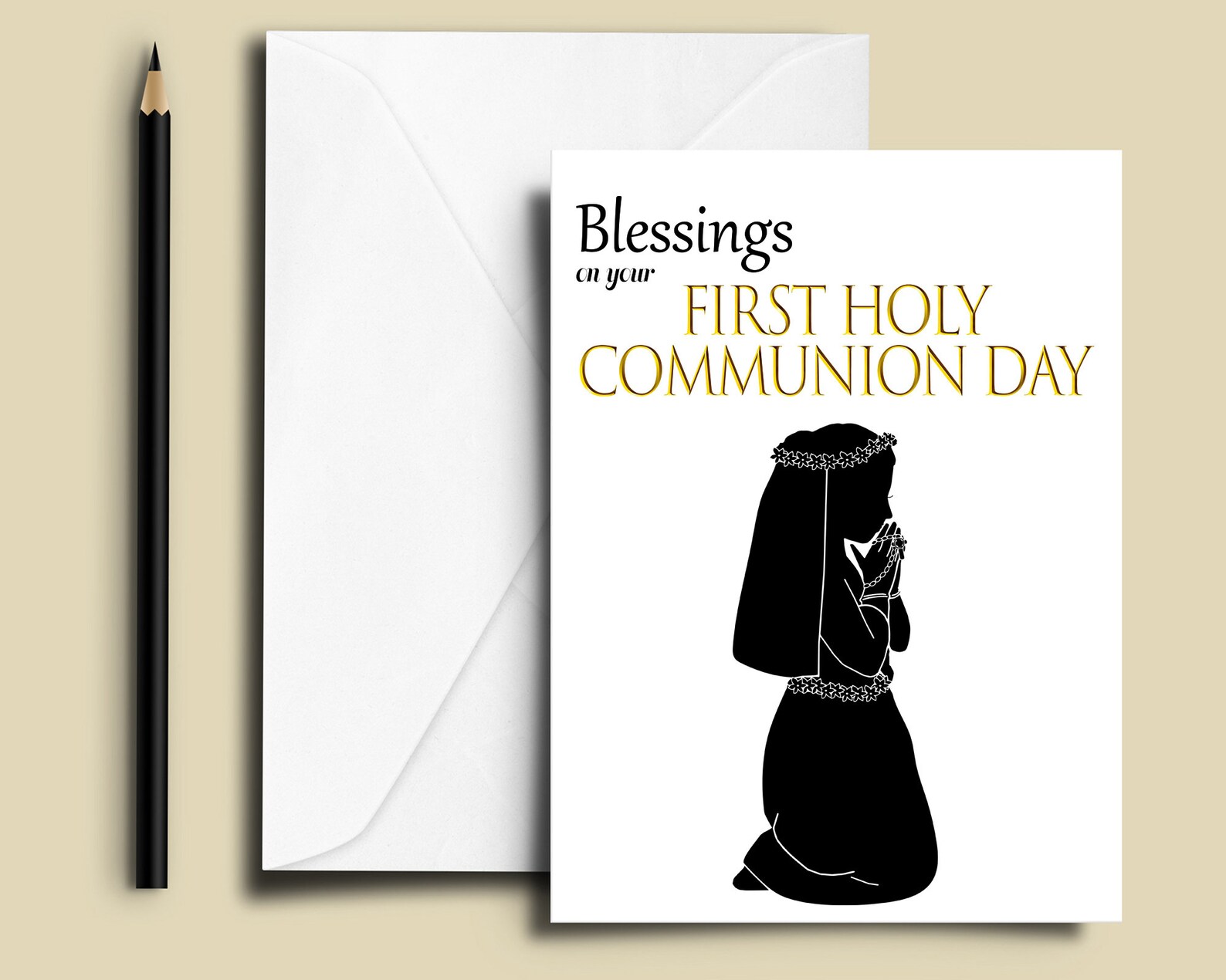 First Communion and Confirmation Silhouettes AI EPS N0 Svg - Etsy