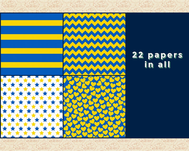 Ukraine Digital Paper Pack, Scrapbooking, Crafts (digital Download) - Etsy