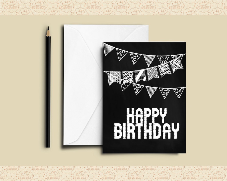 Chalk Bunting Doodles Clipart, Chalkboard Clipart, Chalk Banner Clip ...