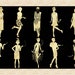 Gold Foil Gatsby Style Flappers, Mobster and Gangster Clipart, PNG ...
