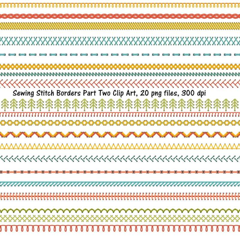 Sewing Border - Etsy
