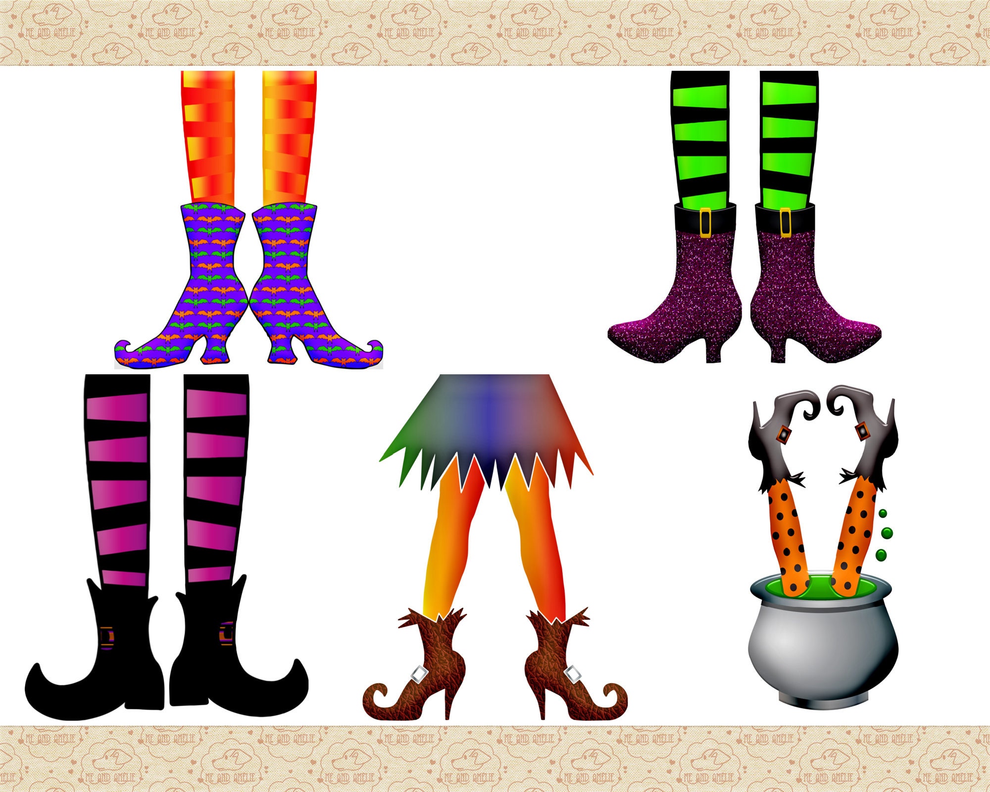 Ruby Red Slippers Commercial 0K Witch's Legs Halloween ClipArt ...
