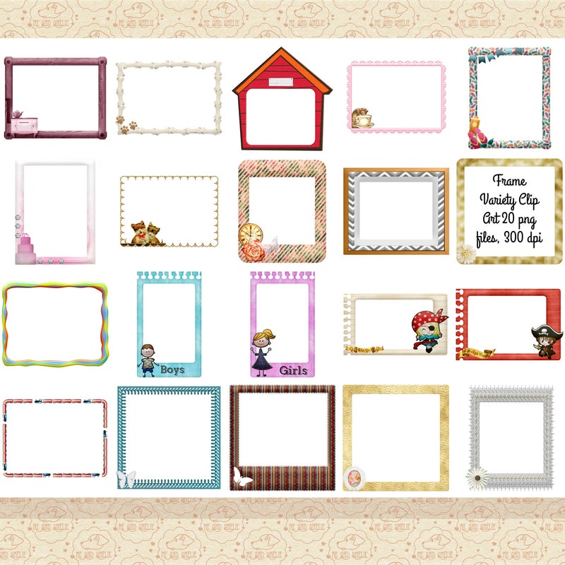 Scrapbooking Frames - Etsy