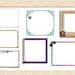 Paper Frames Clip Art Scrapbook Frames Vintage Ephemera - Etsy