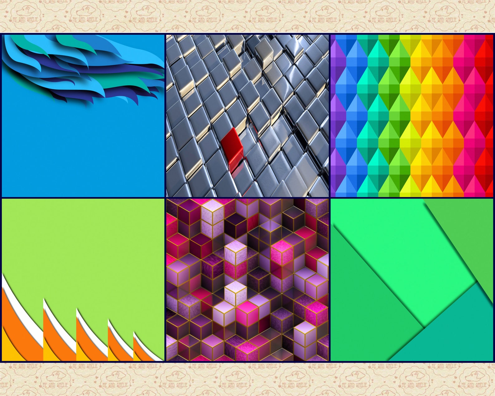 Abstract and Op Art Digital Paper Megapack Optical Illusion - Etsy