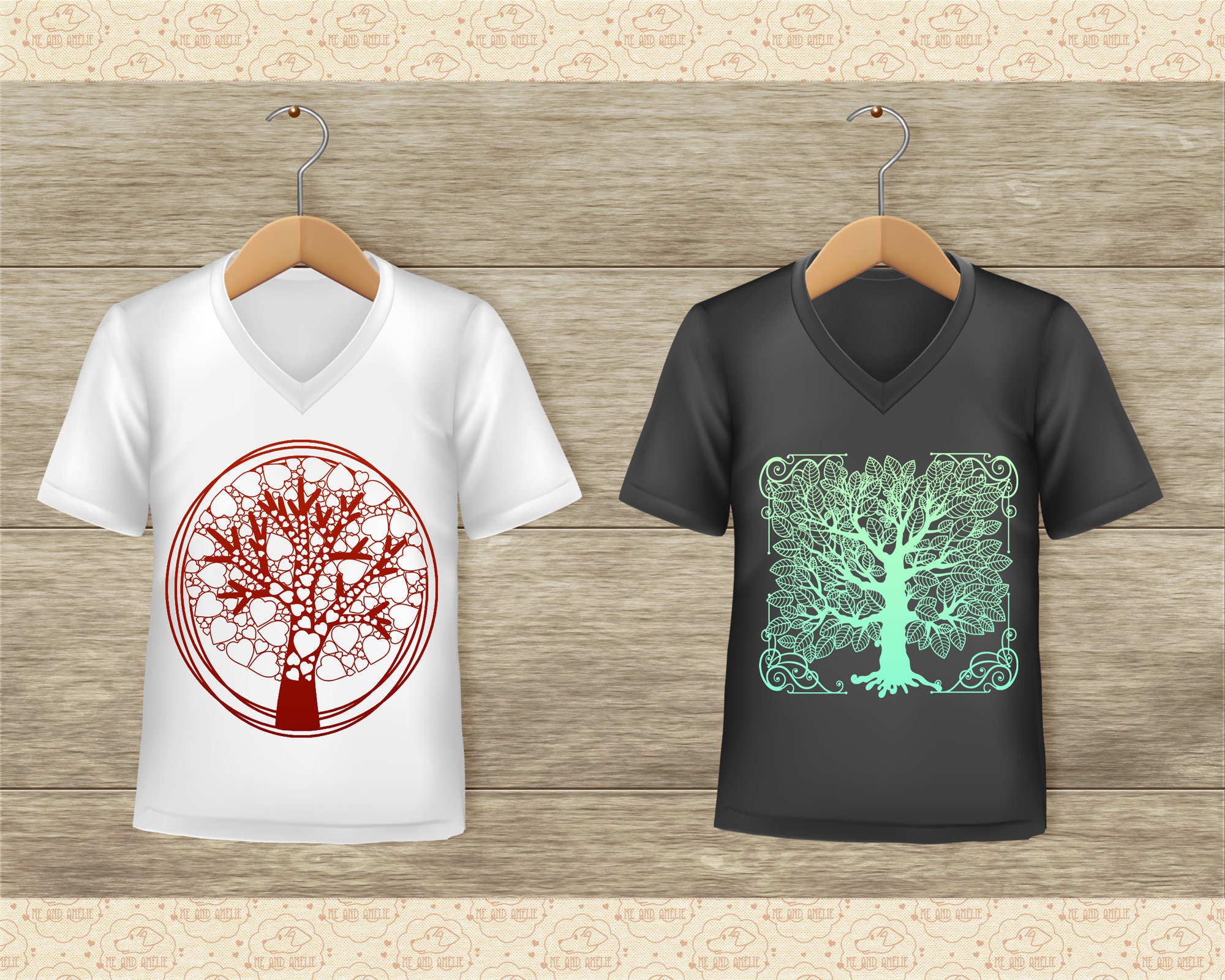 Tree of Life Silhouettes Part 2 AI vector & PNG they Are - Etsy