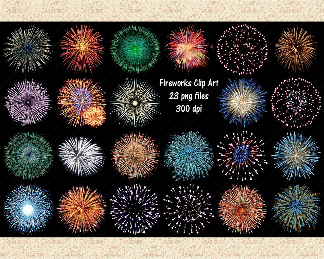 Fireworks Clip Art, Independence Day, 4th of July, Pyrotechnics ...