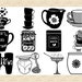 Tea Time Doodles Vector AI (not SVG) and PNG, High Tea Clipart, Stacked ...