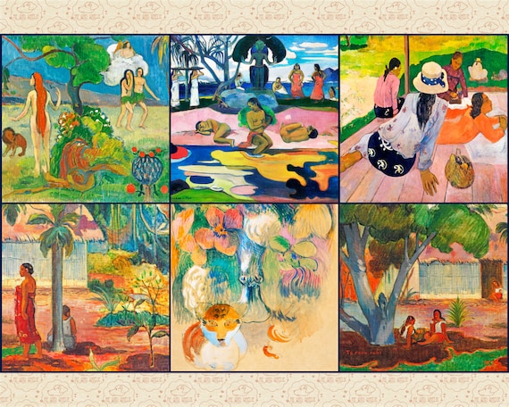 Postimpressionismus Gauguin Zelfportret Met Portret Van Émile Bernard