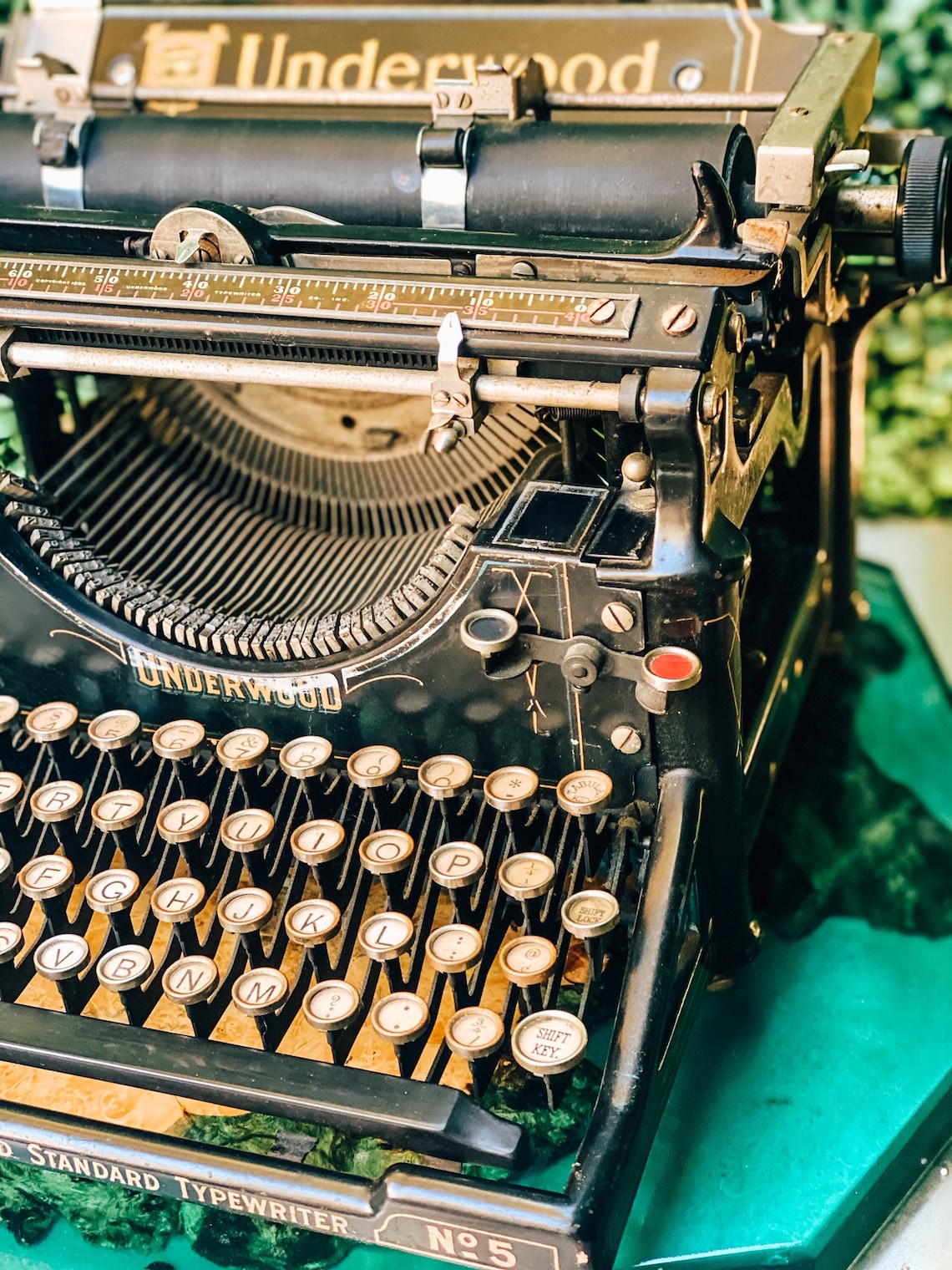 Vintage Underwood No. 5 1920 Typewriter great Condition - Etsy