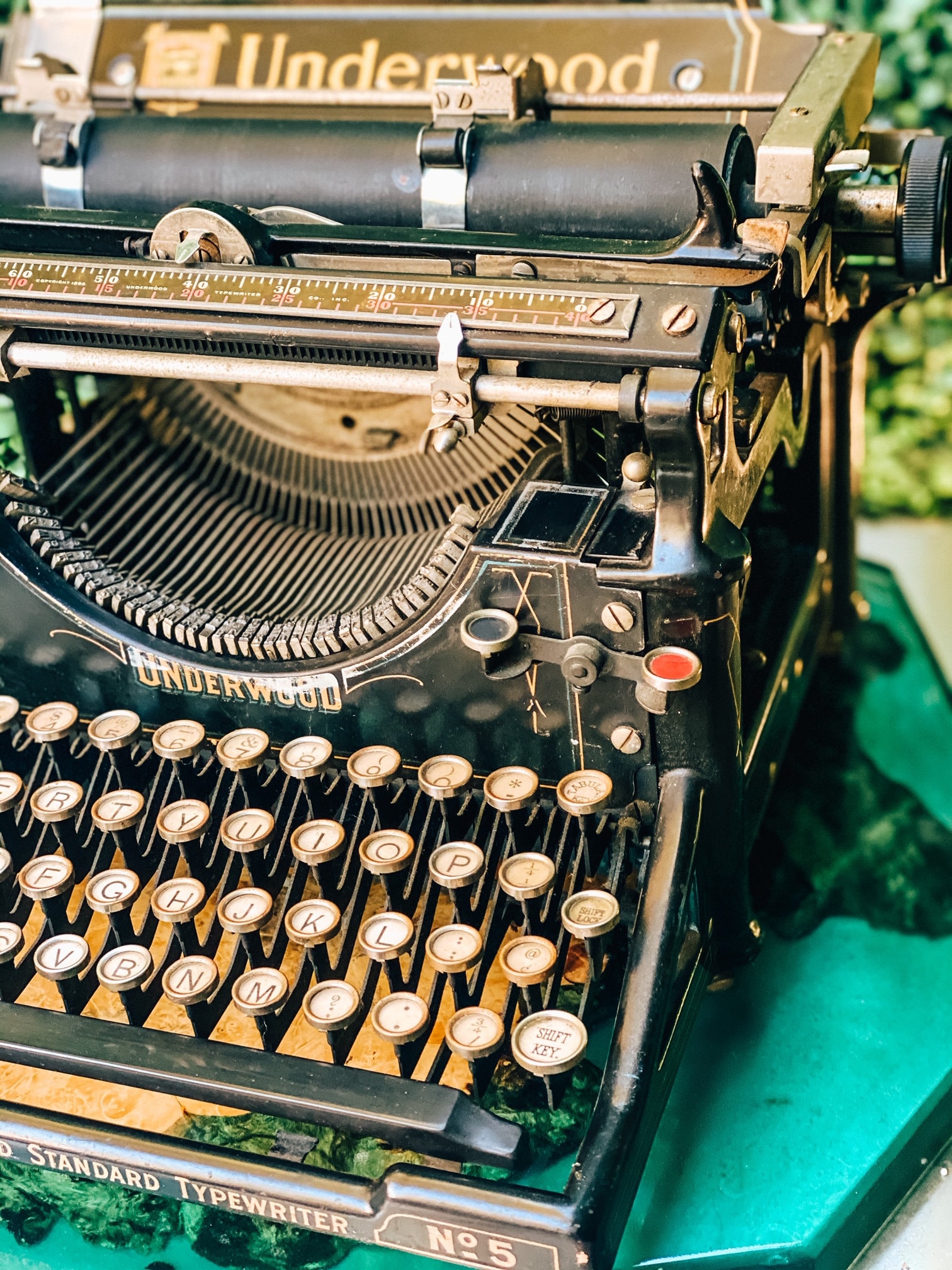 Vintage Underwood No. 5 1920 Typewriter great Condition - Etsy
