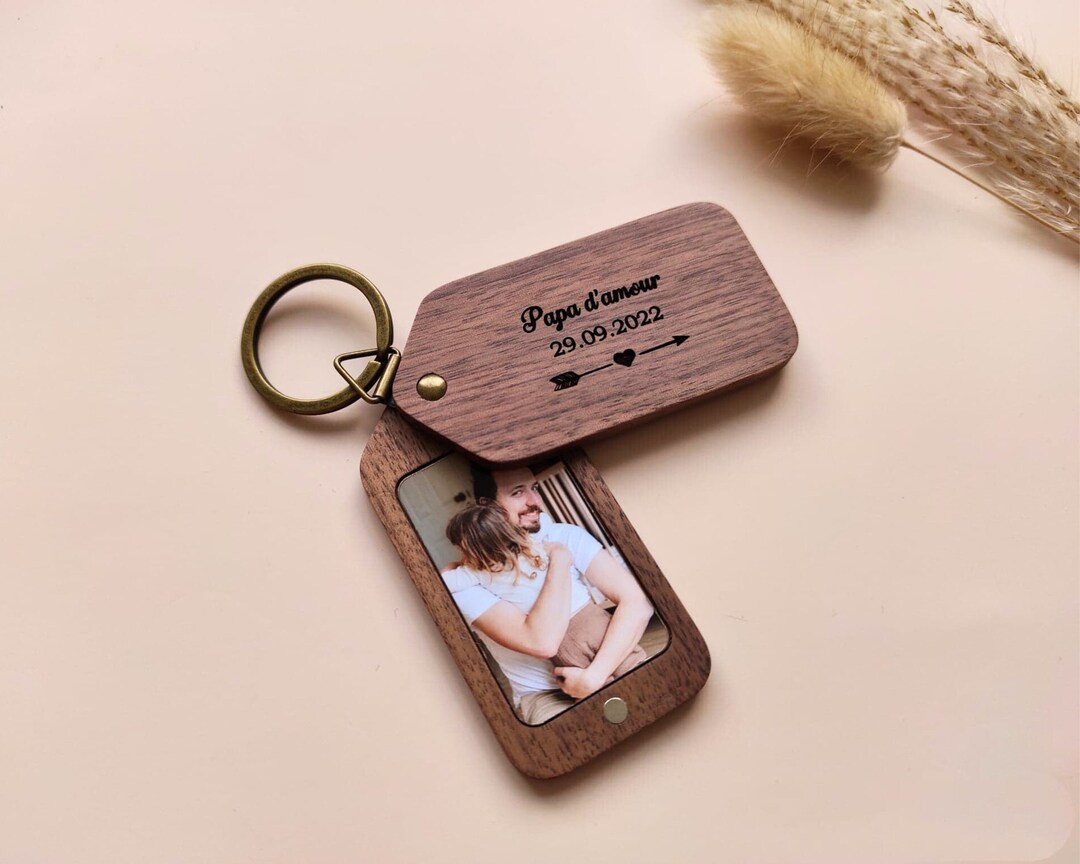 Personalized Keychain With Photo Pregnancy Announcement - Etsy