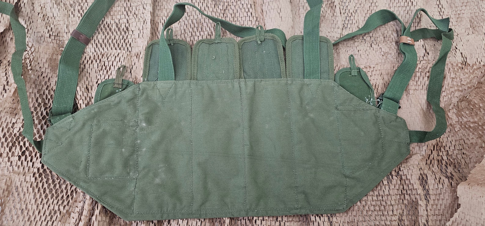 GENUINE Original Chinese Military Type 56 AK Chest-rig Bandolier 4+2 ...