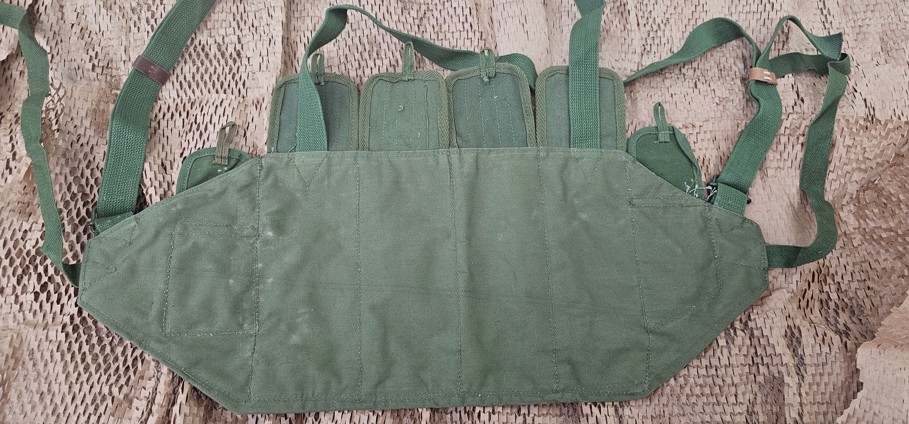 GENUINE Original Chinese Military Type 56 AK Chest-rig Bandolier 4+2 ...