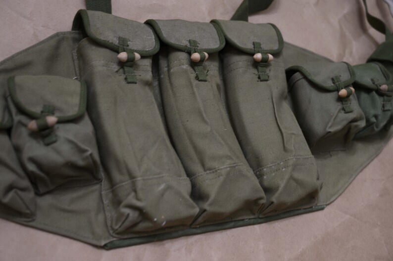 GENUINE Original Chinese Military Type 56 AK Chest-rig Bandolier Pouch ...