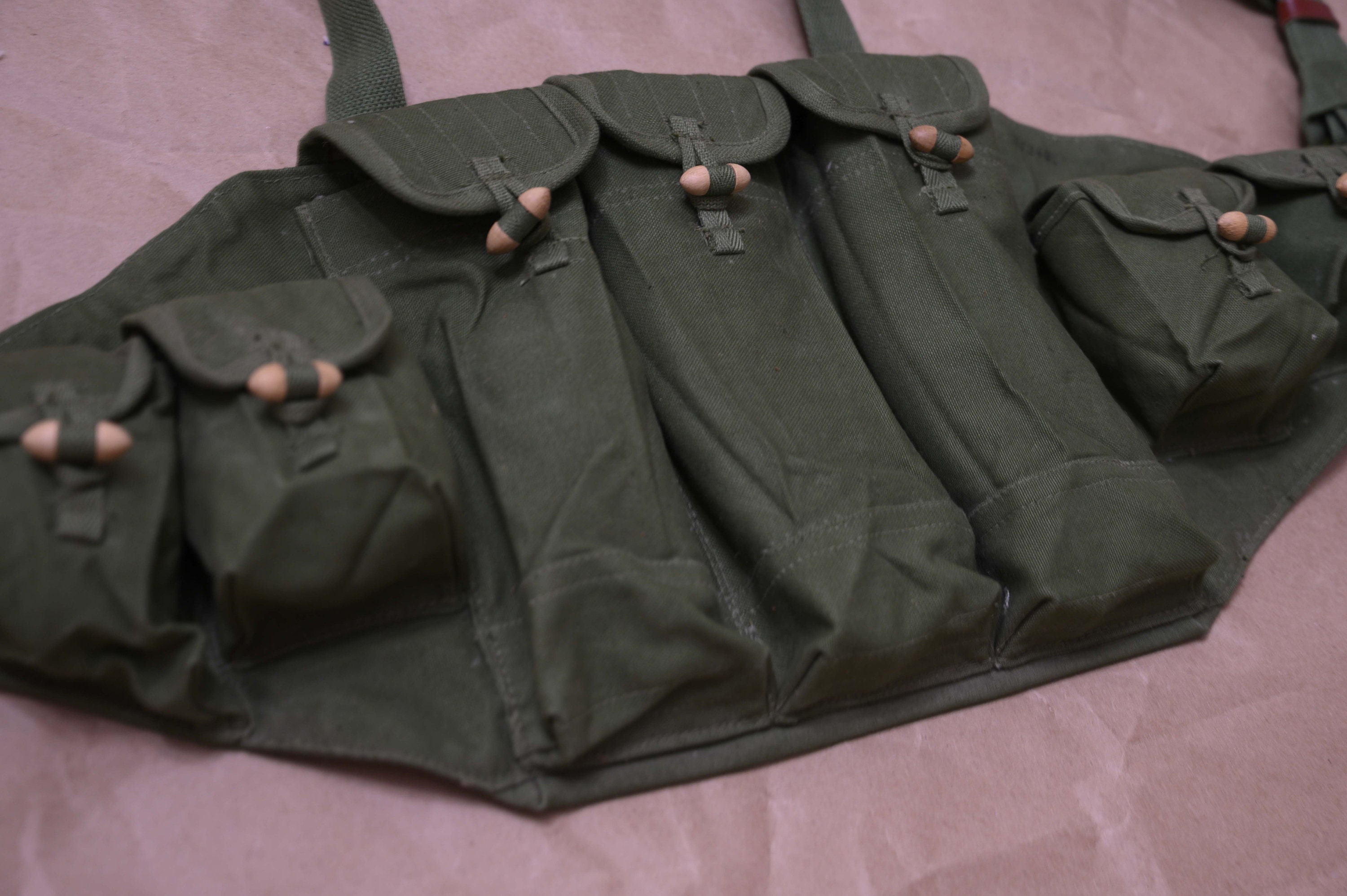 GENUINE Original Chinese Military Type 56 AK Chest-rig Bandolier Pouch ...