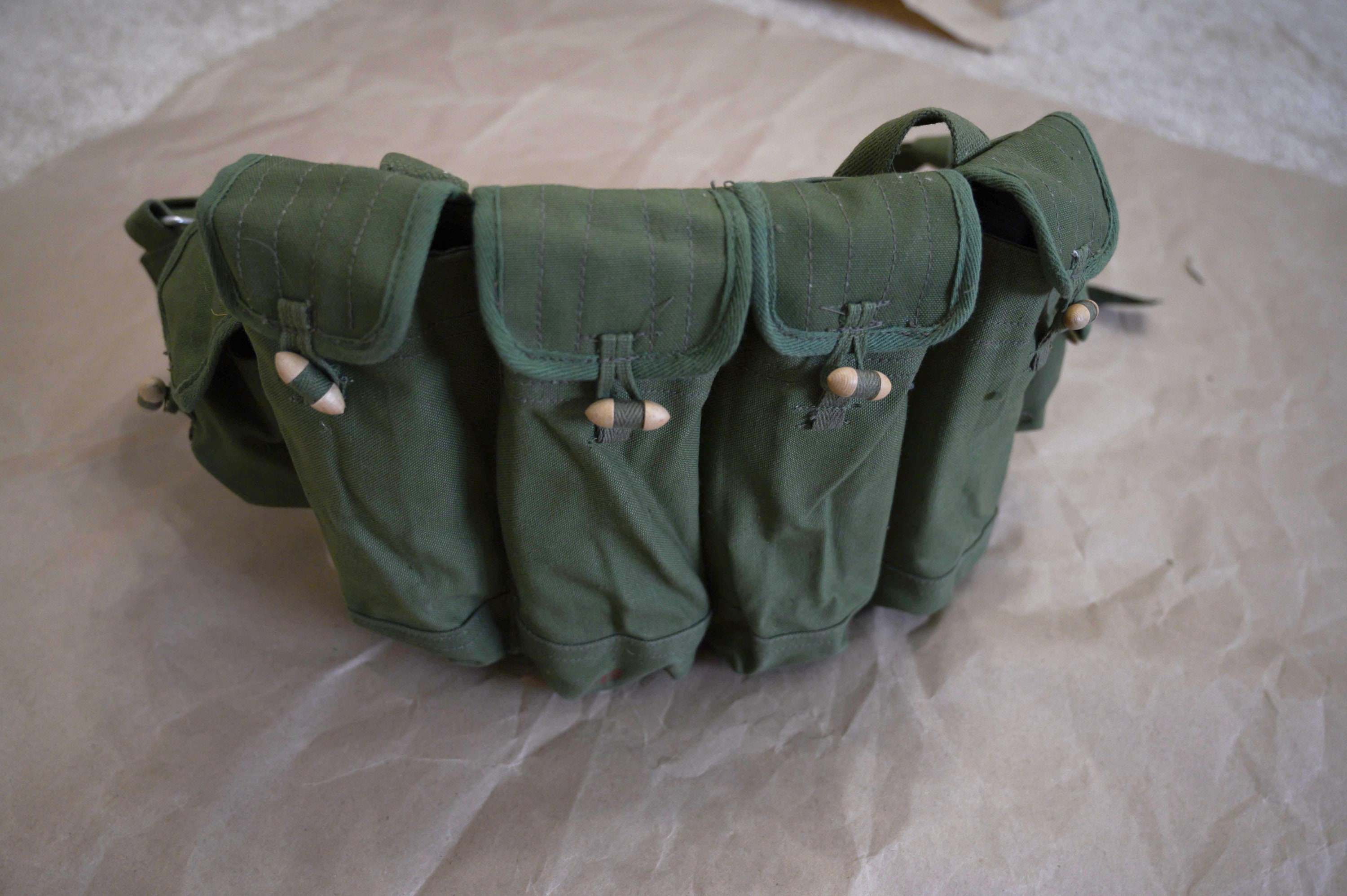 GENUINE Original Chinese Military Type 56 AK Chest-rig Bandolier 4+2 ...