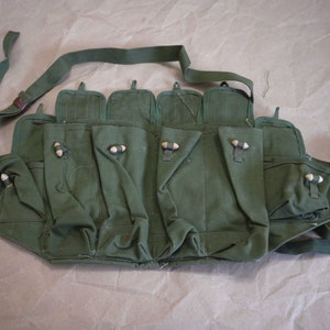 GENUINE Original Chinese Military Type 56 AK Chest-rig Bandolier 42 NOS ...