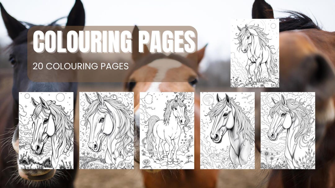 20 Printable Horse Coloring Pages - Perfect for Horse Enthusiasts ...