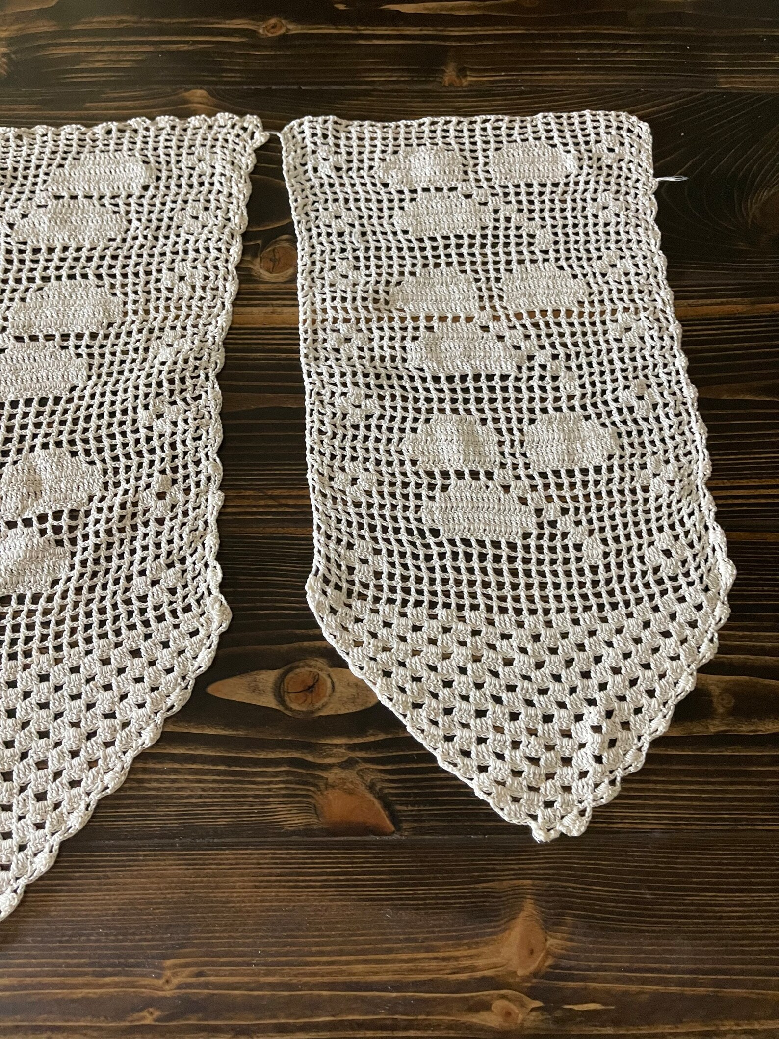 Four Table Scarves Dresser Scarfs Mantle Scarfs Vintage Linens - Etsy