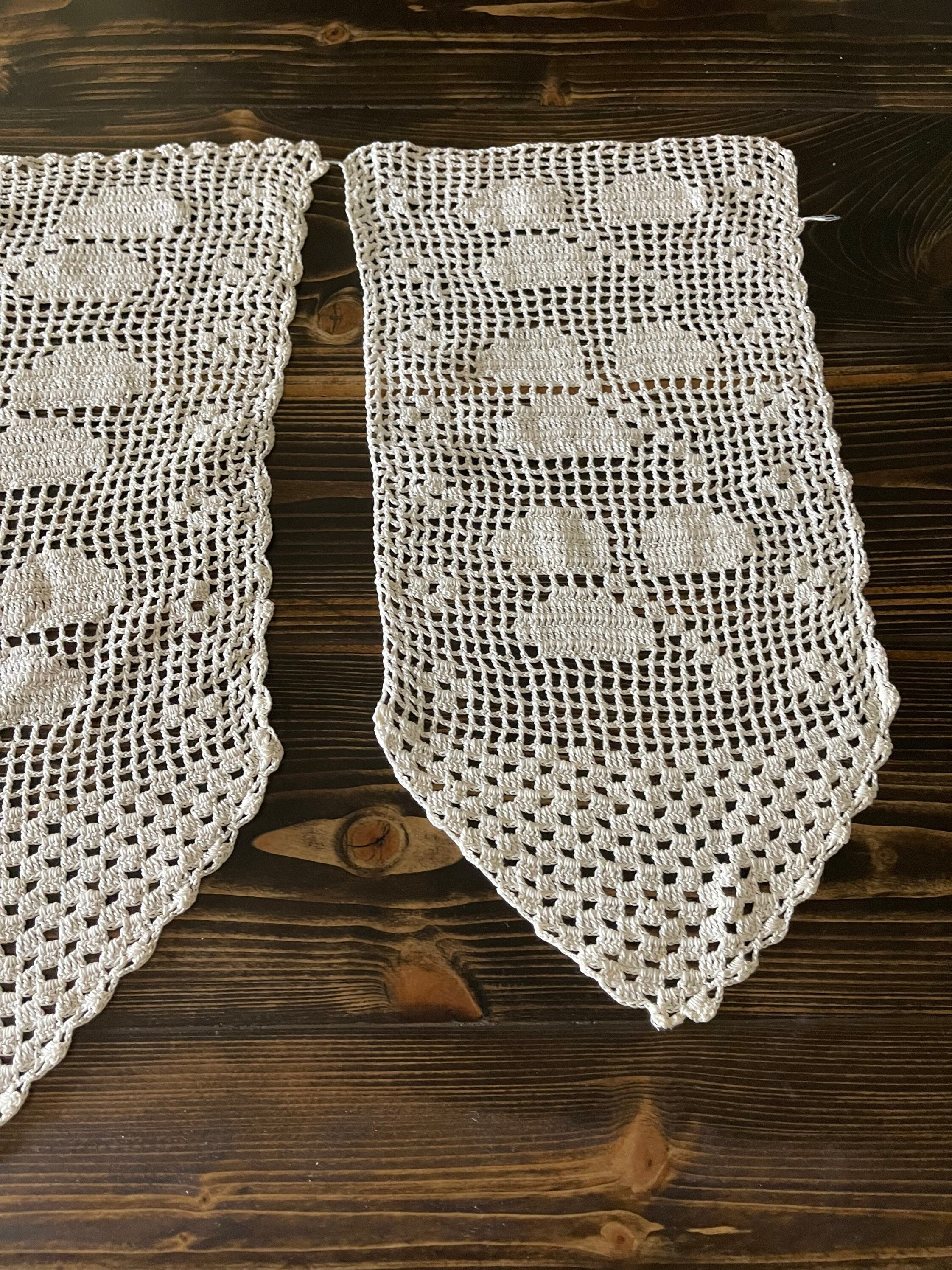 Four Table Scarves Dresser Scarfs Mantle Scarfs Vintage Linens - Etsy