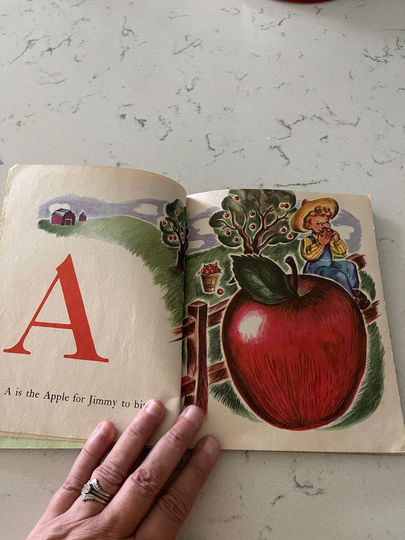 From A to Z vintage childrens book | Etsy