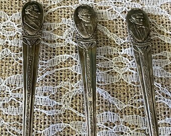 Set of Six Vintage Presidential Spoons | Etsy