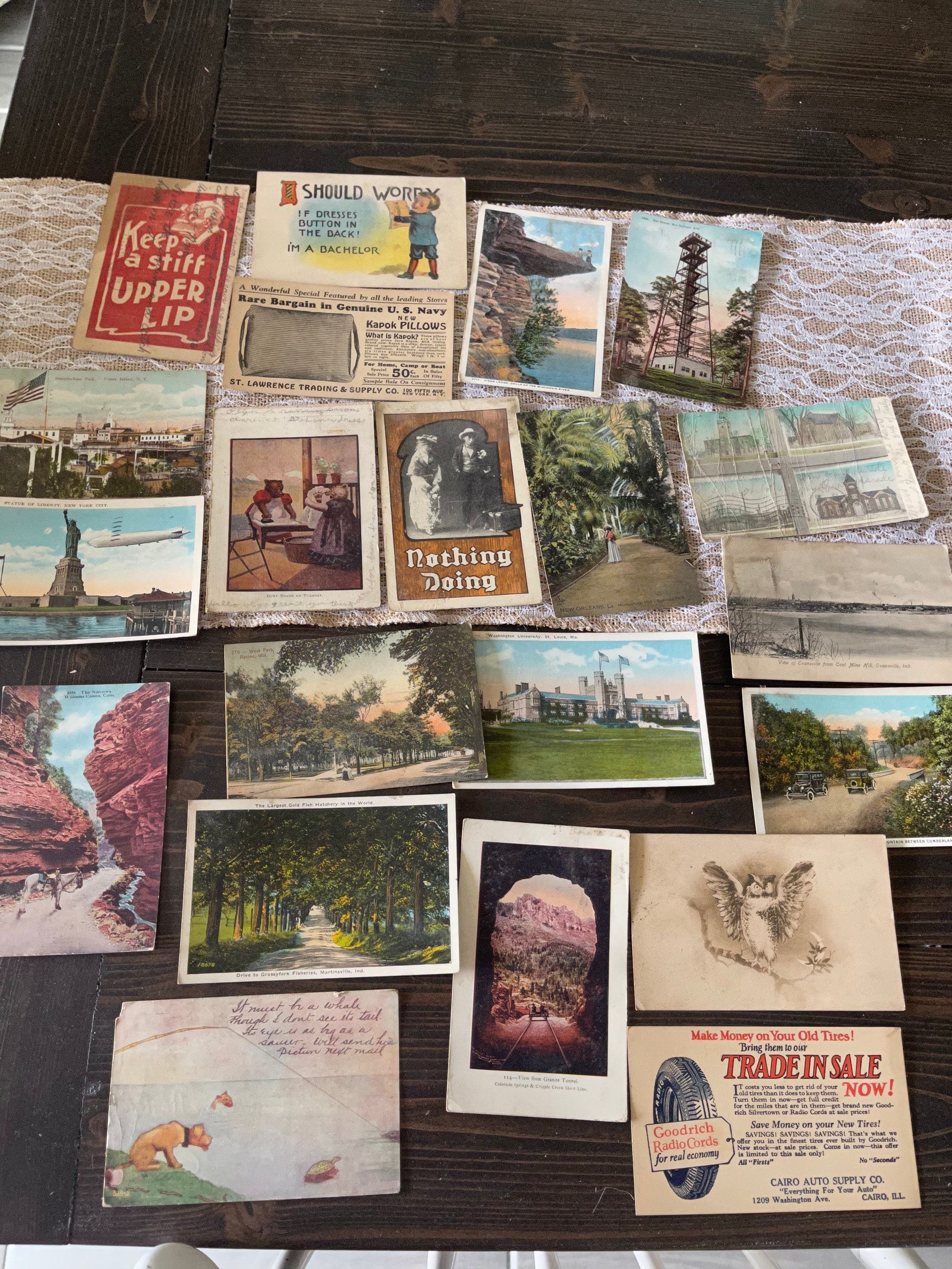 Lot 14 of Vintage Postcards Ephemera From the Early 1900s Most - Etsy