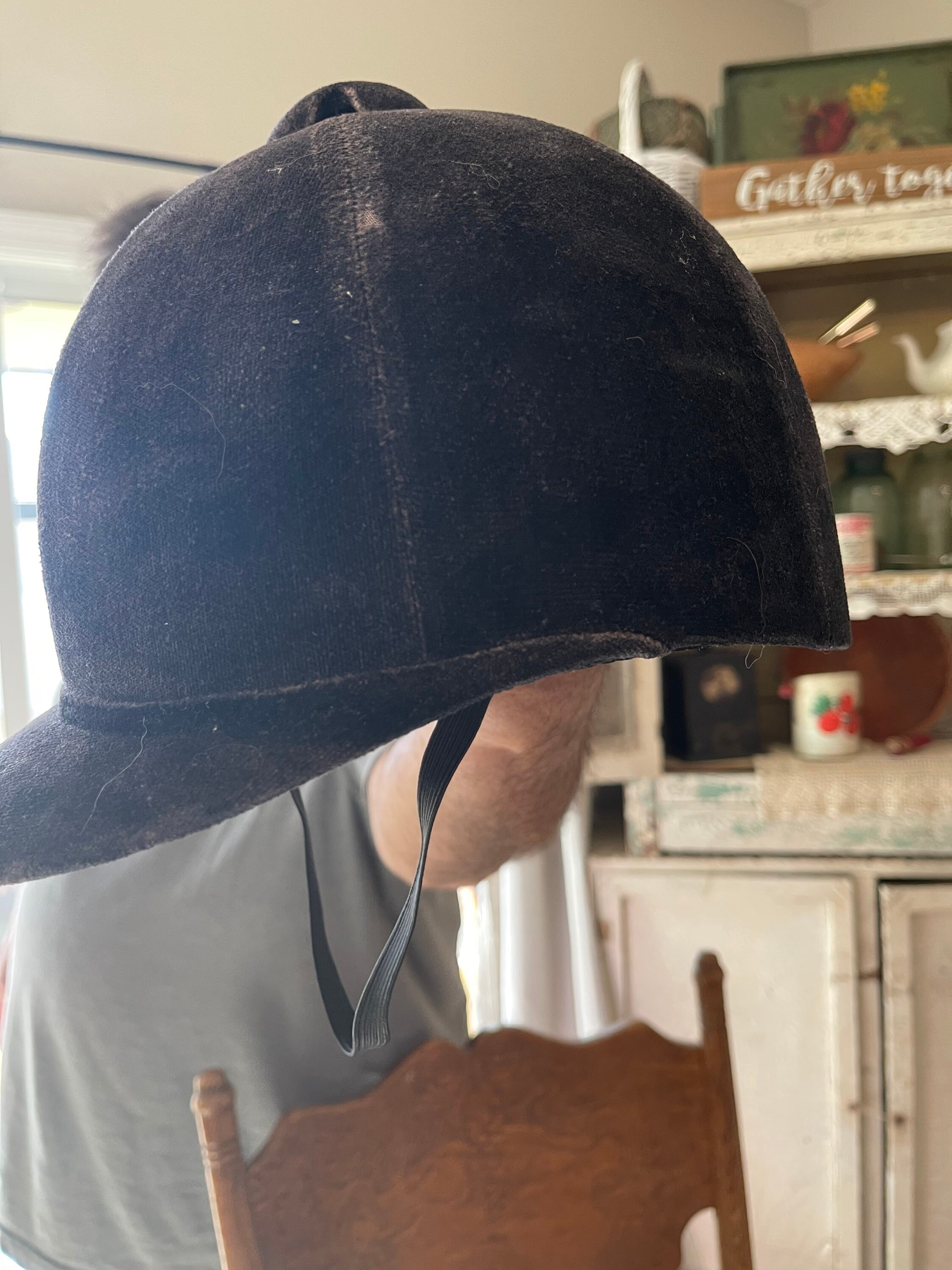 Vintage Equestrian Riding Hat Helmet Vintage Riding Hat Fox Hunting ...