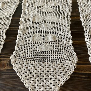 Four Table Scarves Dresser Scarfs Mantle Scarfs Vintage Linens - Etsy