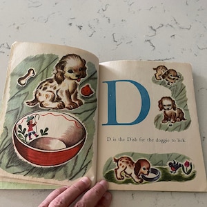 From A to Z vintage childrens book | Etsy