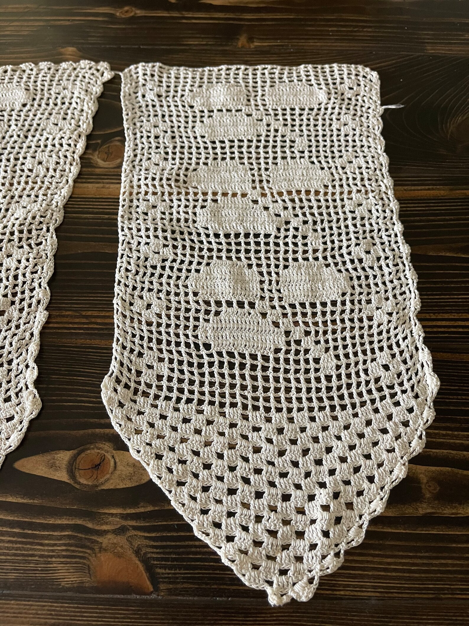 Four Table Scarves Dresser Scarfs Mantle Scarfs Vintage Linens - Etsy