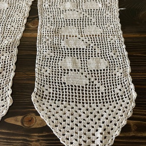 Four Table Scarves Dresser Scarfs Mantle Scarfs Vintage Linens - Etsy