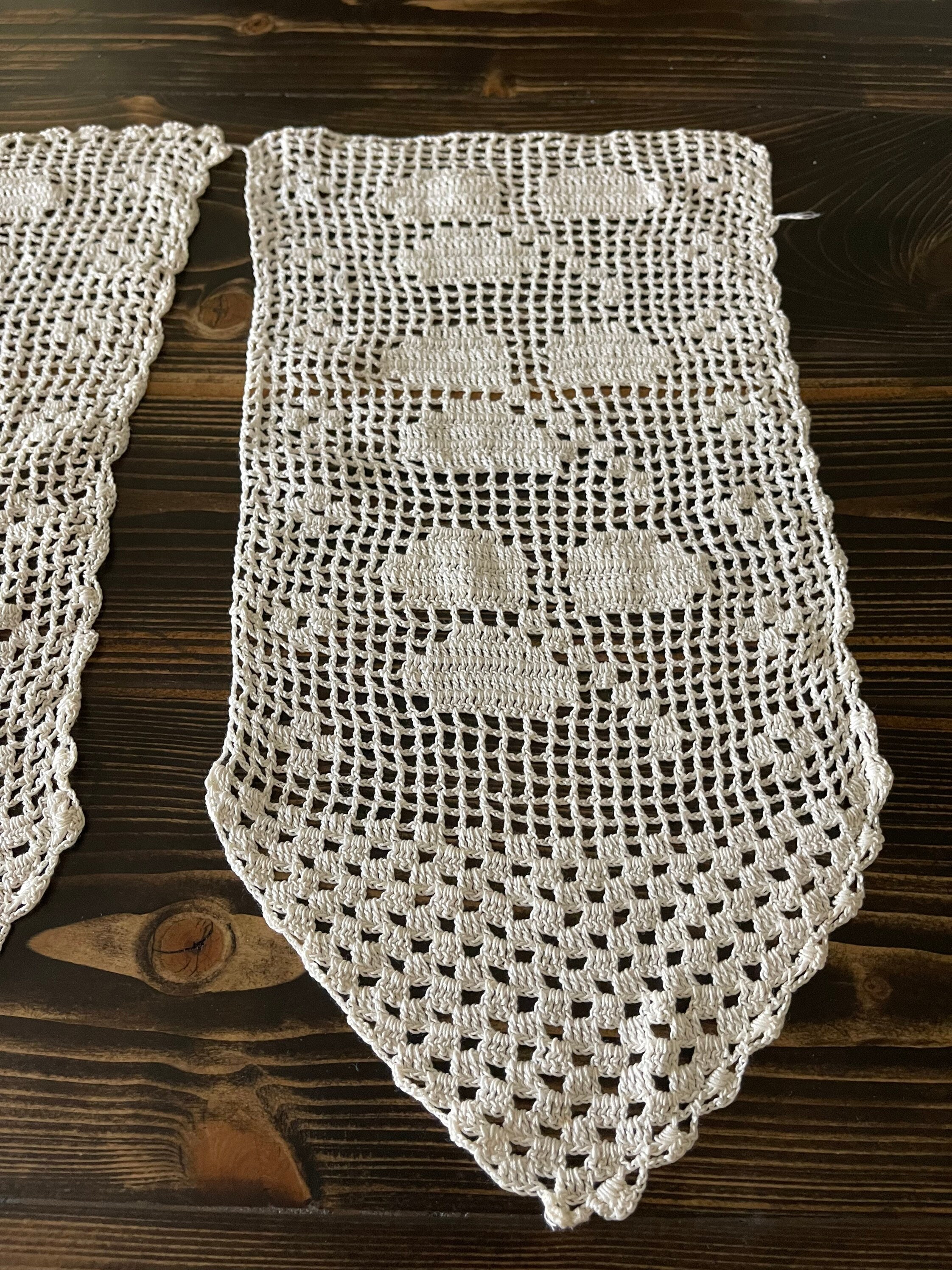 Four Table Scarves Dresser Scarfs Mantle Scarfs Vintage Linens - Etsy