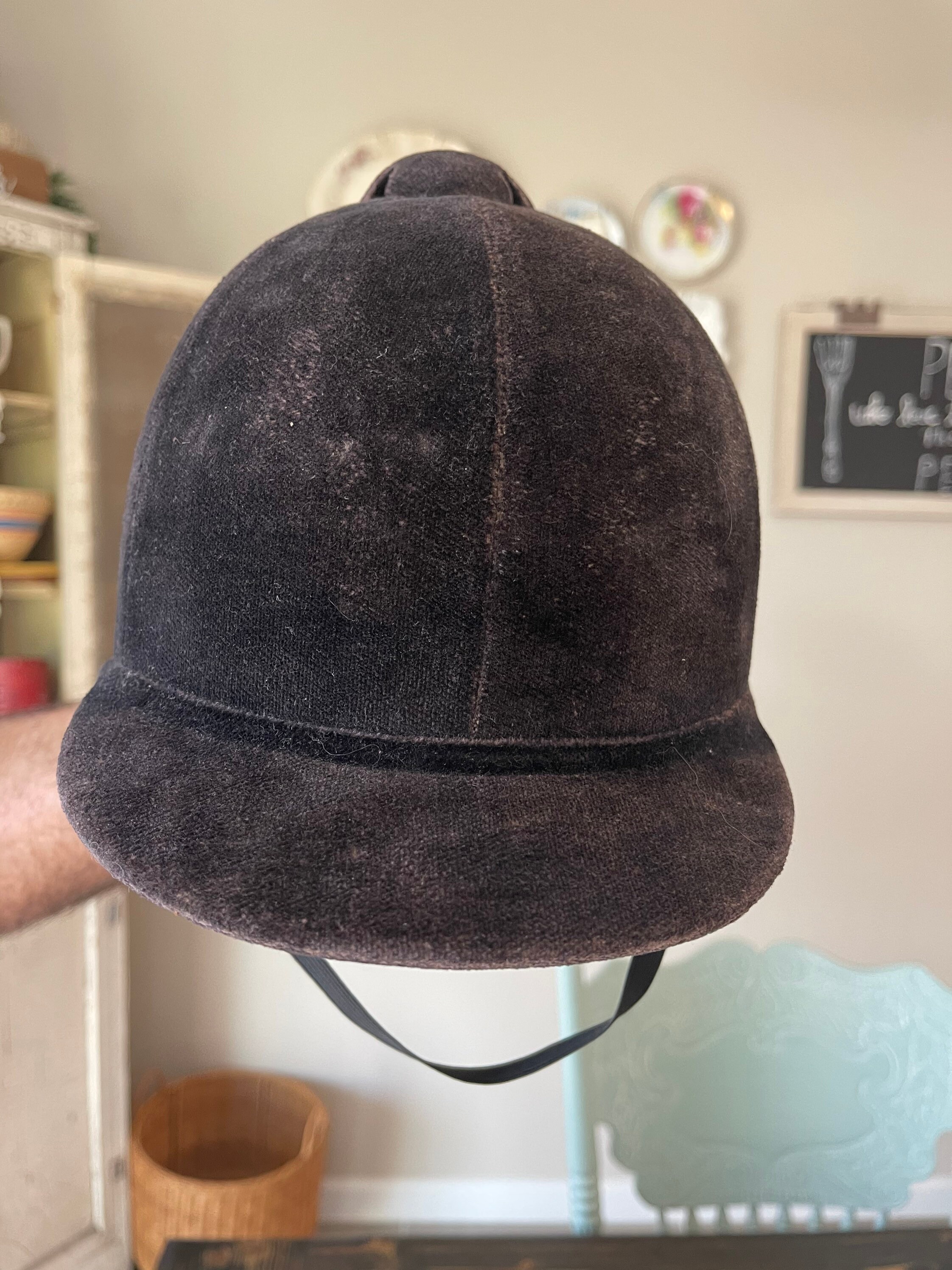 Vintage Equestrian Riding Hat Helmet Vintage Riding Hat Fox Hunting ...
