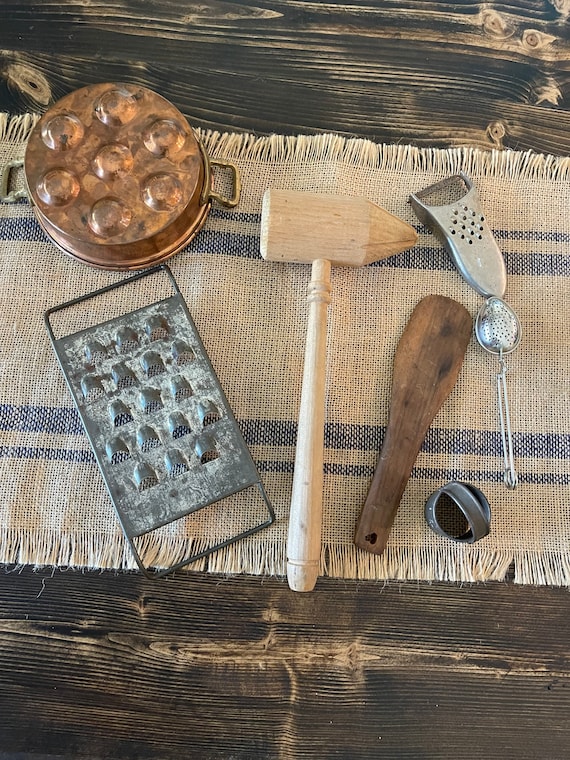 Antique Wood Kitchen Devices