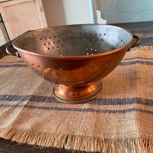 Lovely Vintage Copper Colander Antique Copper Colander Old - Etsy