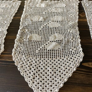 Four Table Scarves Dresser Scarfs Mantle Scarfs Vintage Linens - Etsy