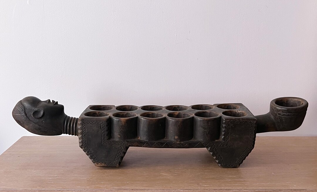 Large Awale Baoule Game in Carved Wood burkina Faso - Etsy