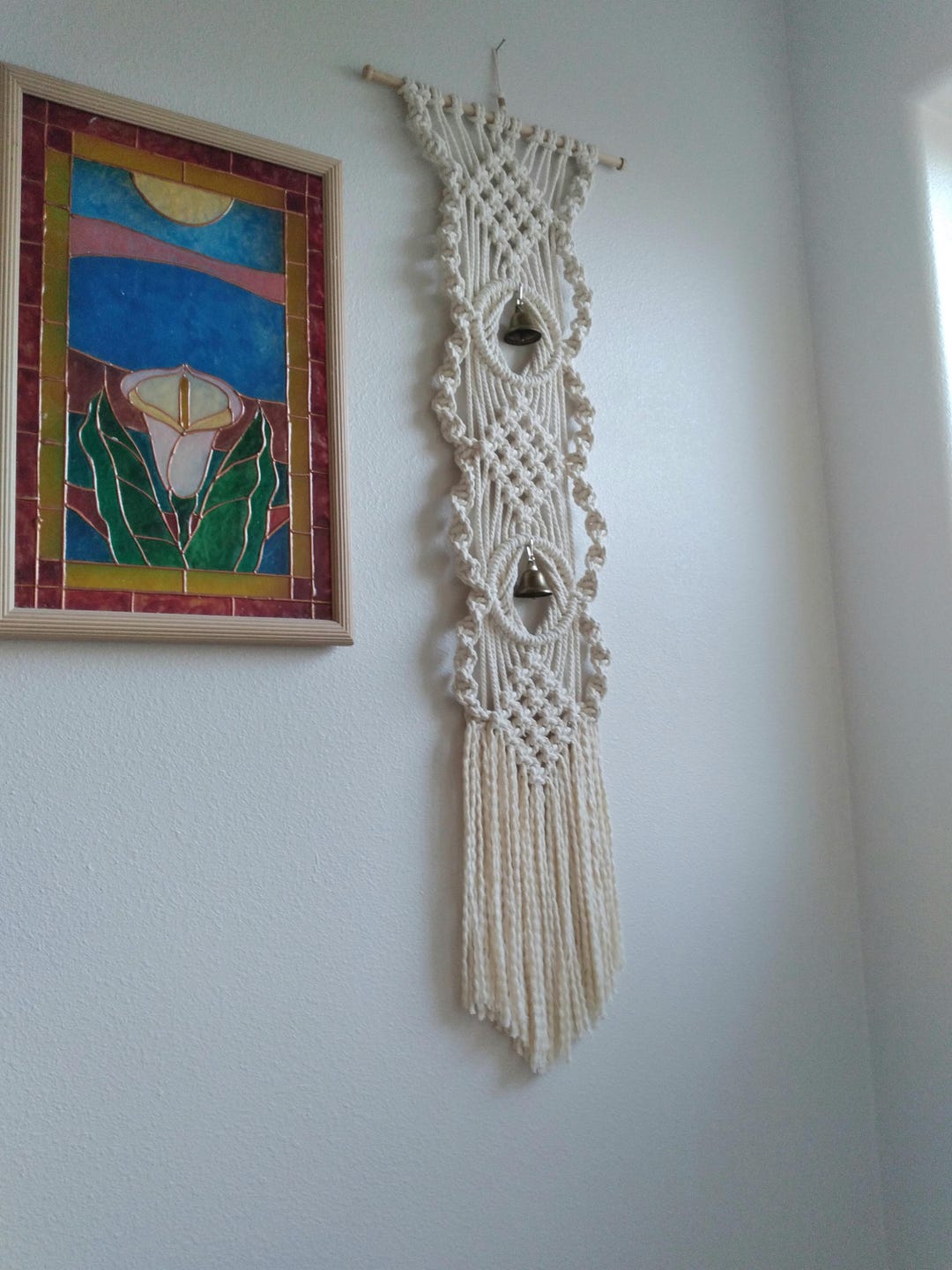 Macrame Wall Hanging, Boho Home Decor, New Home Gifts, Narrow Macrame ...